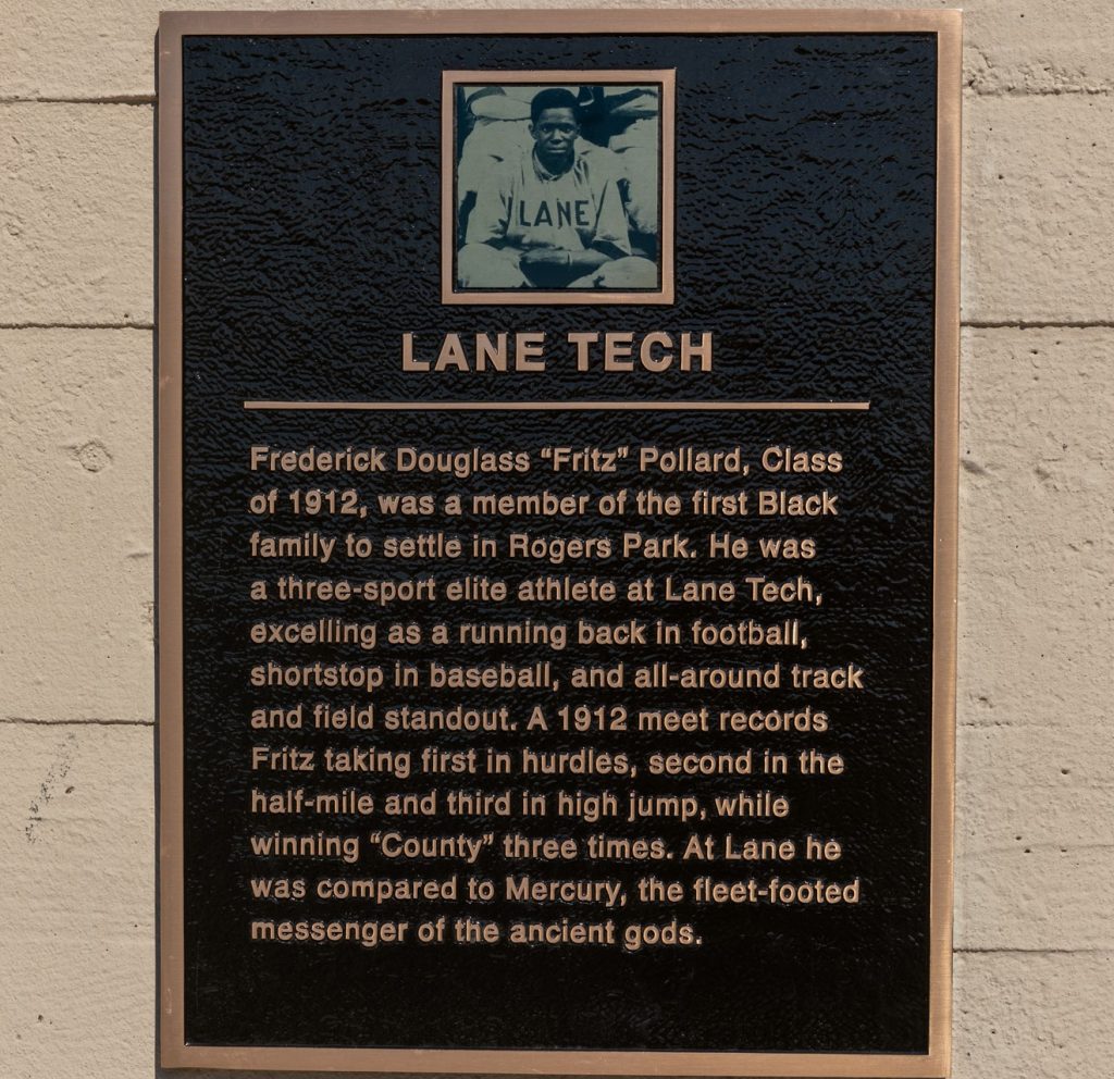 1912 Lane Tech High School Alumnus Frederick Douglass “Fritz” Pollard ...