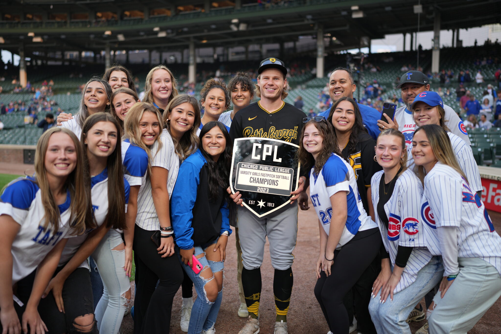 Taft Varsity Softball Team Honored At Wrigley Field, And Surprised By ...