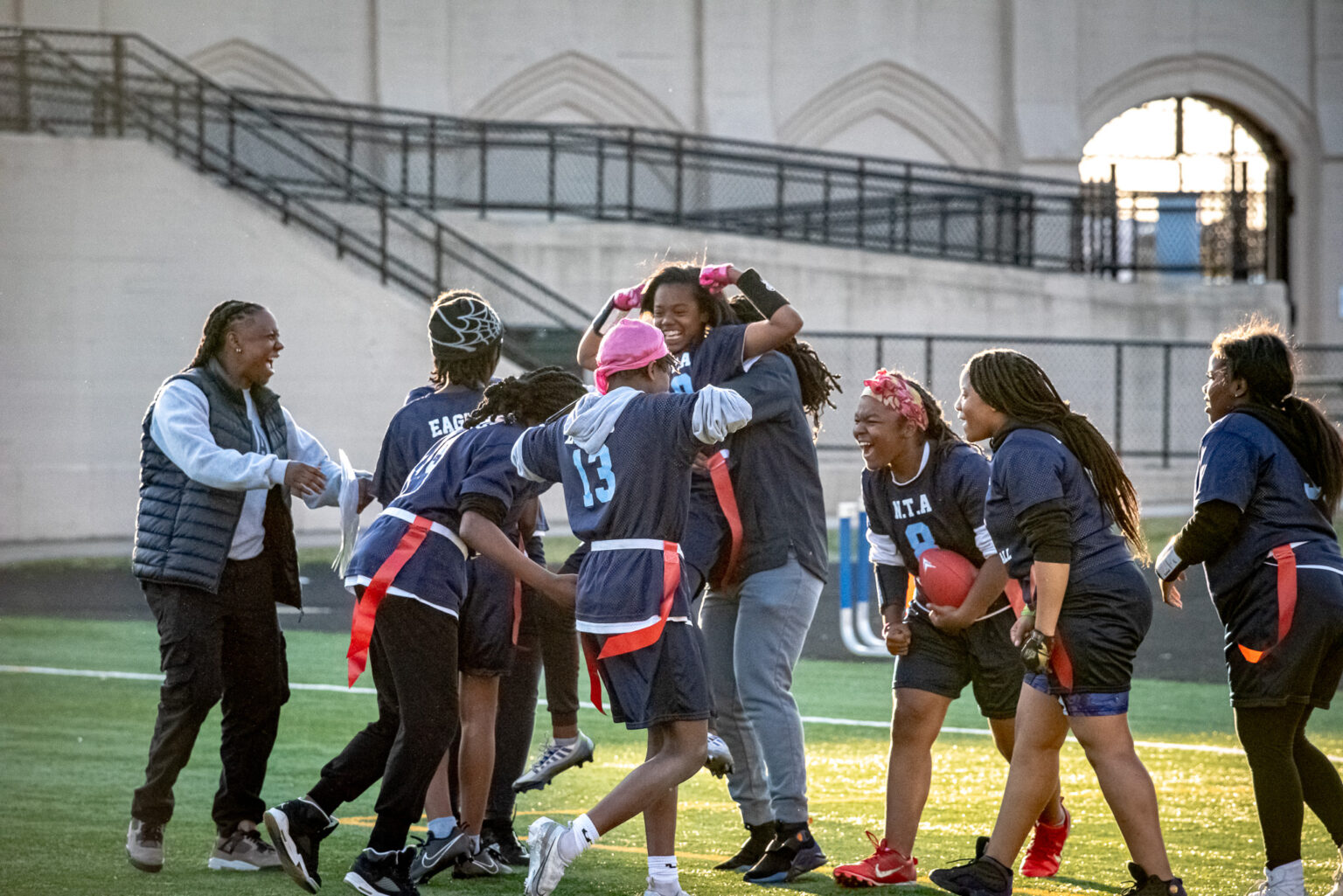 National Teacher’s Academy beats Lindblom in SCORE! girls flag football ...