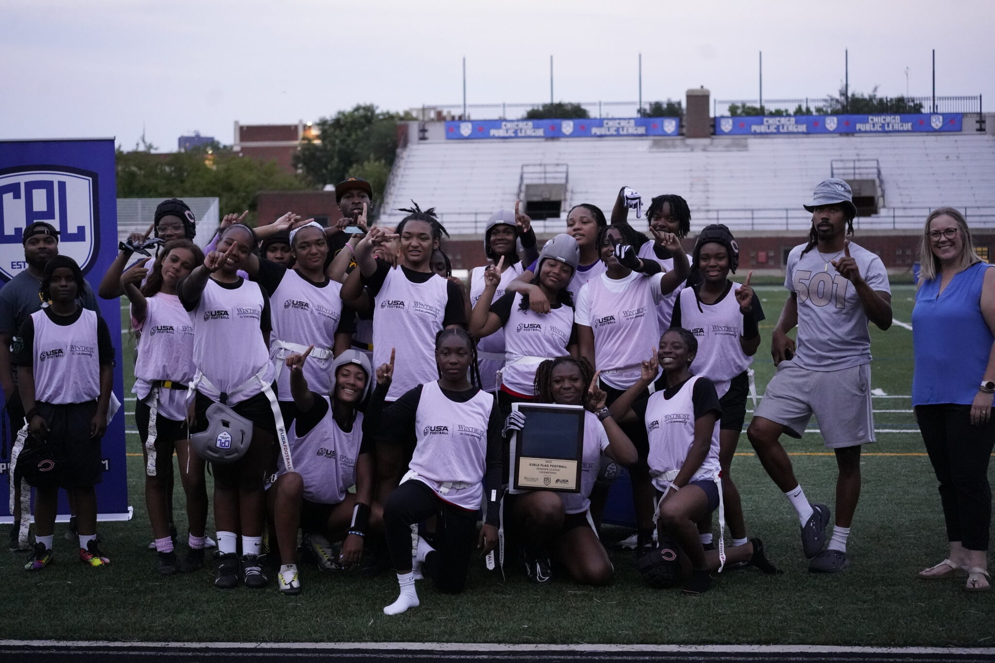 First-Ever CPL Girls Flag Football Summer League Title Goes to King ...