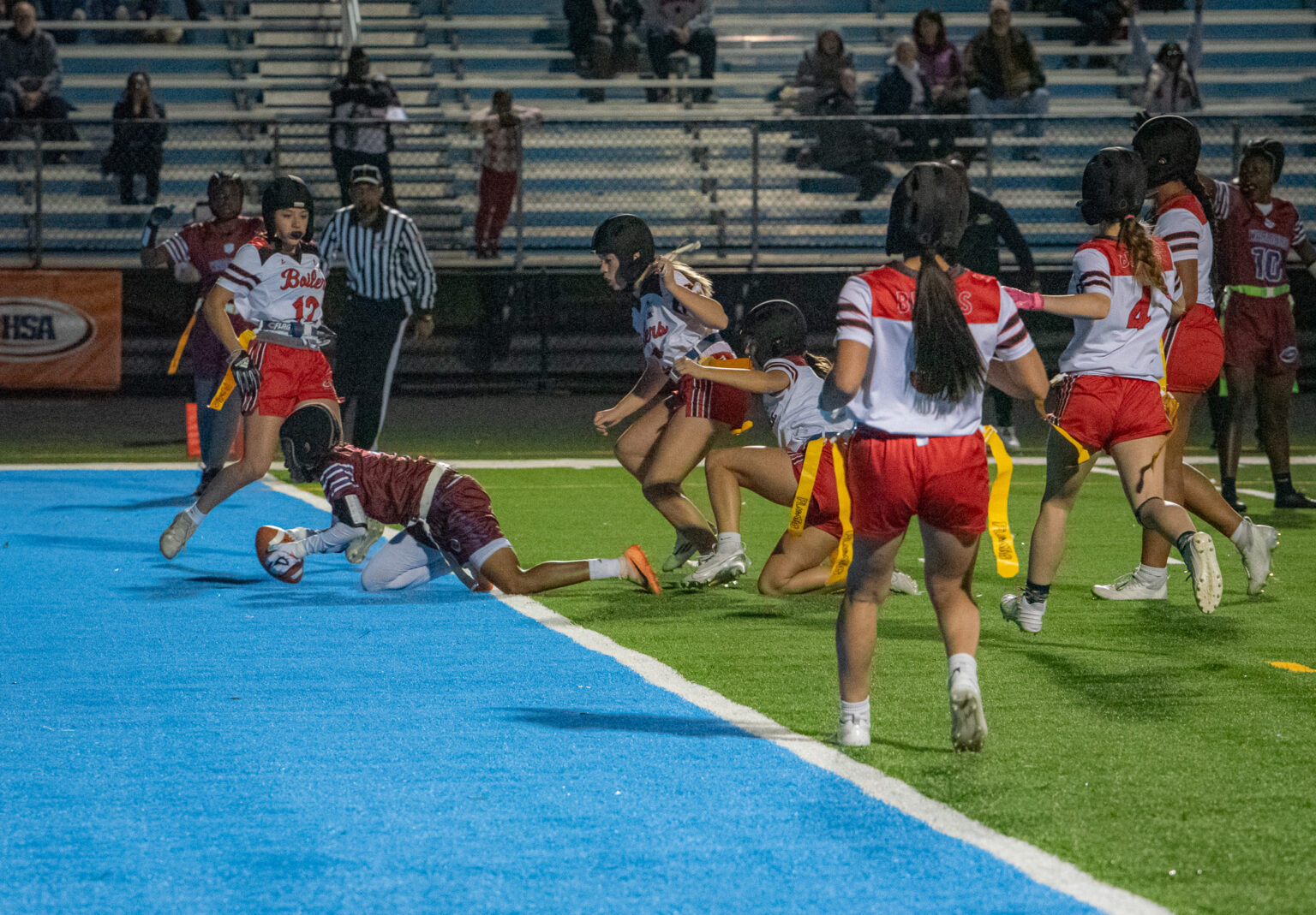 Young takes third in inaugural girls flag football state tournament ...