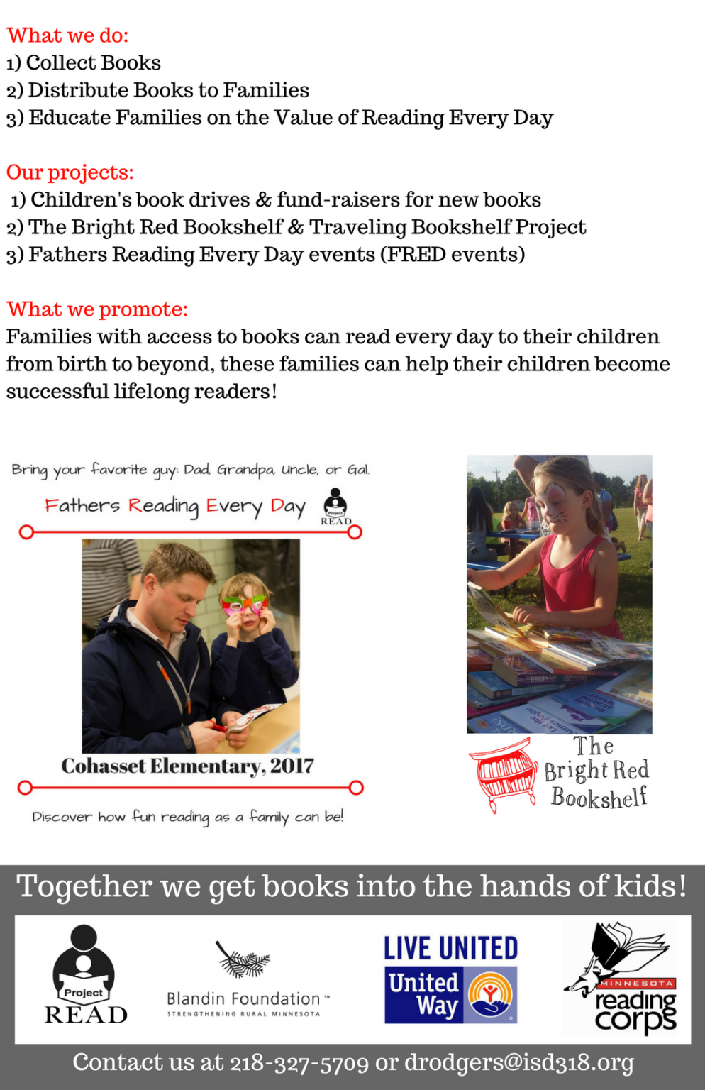 Project Read | Itasca Area Schools Collaborative Community Education (MN)