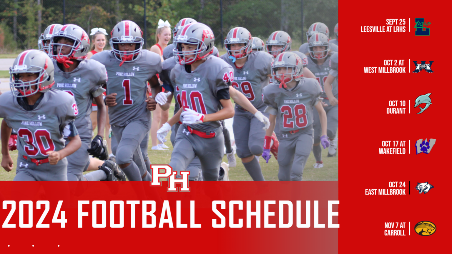 Pine Hollow Football | Wake County School District Athletics