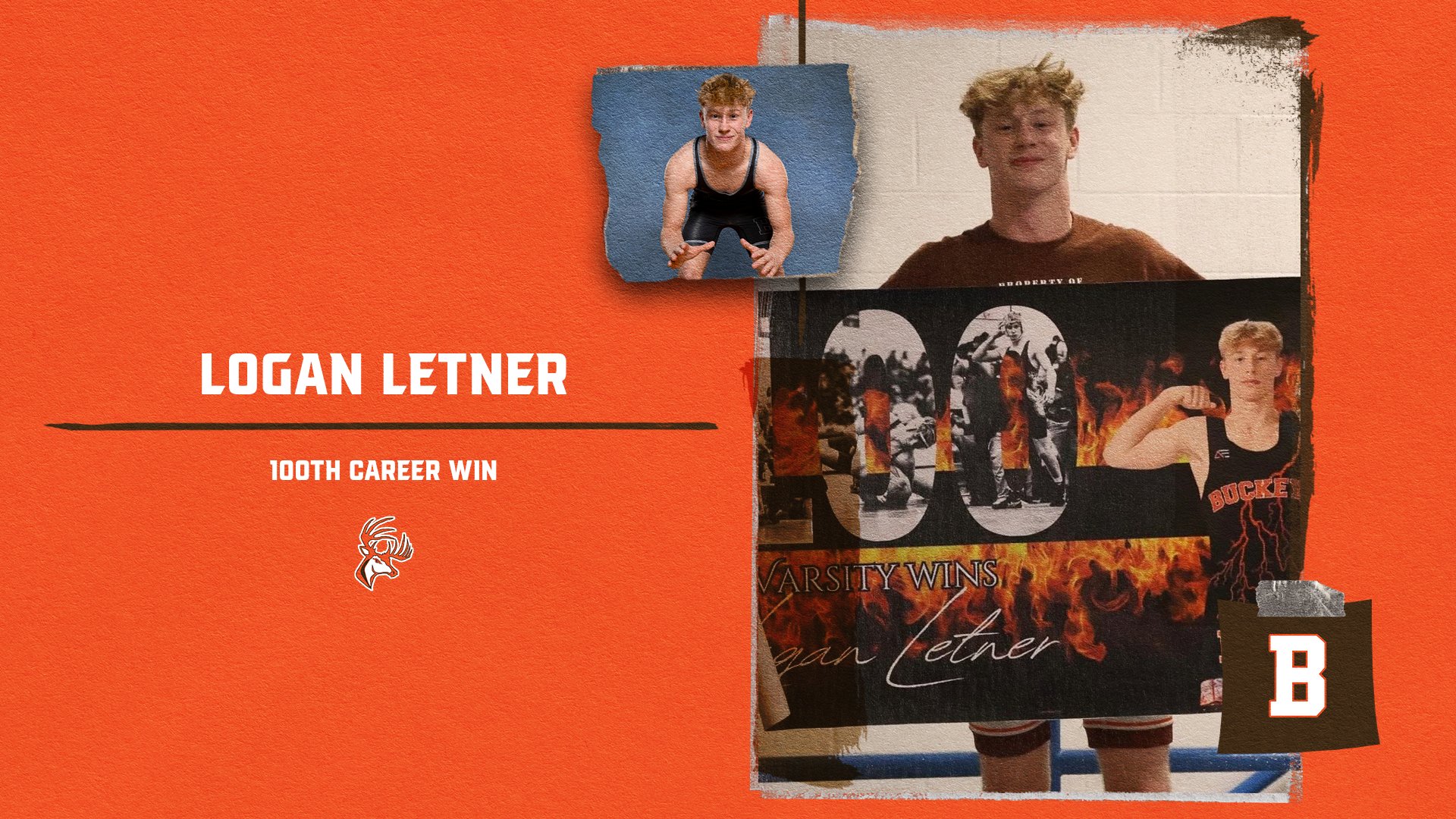 Buckeye Wrestler Logan Letner earns 100th win | Buckeye High School (OH)
