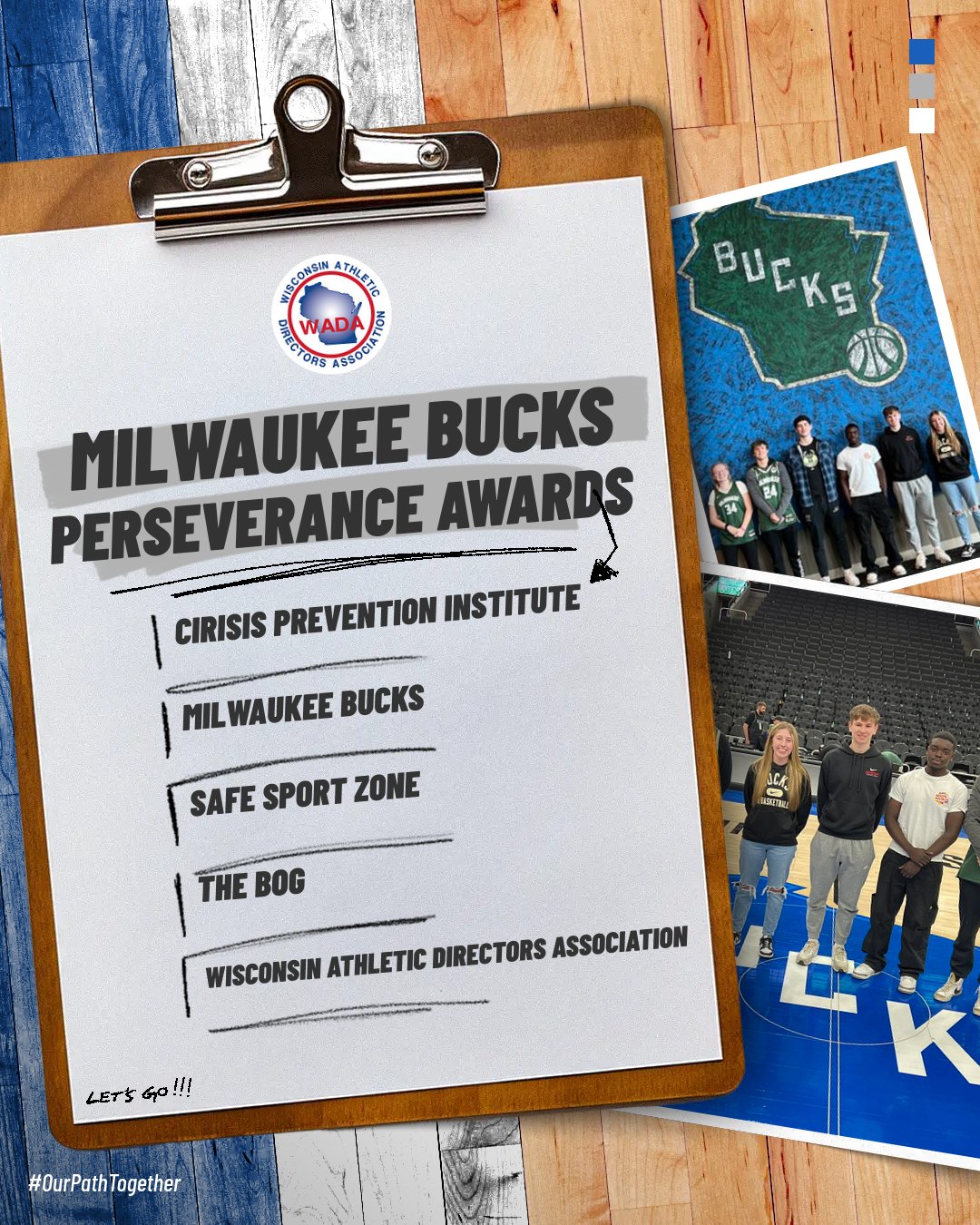 Milwaukee Bucks Perseverance Award | Wisconsin Athletic Directors ...