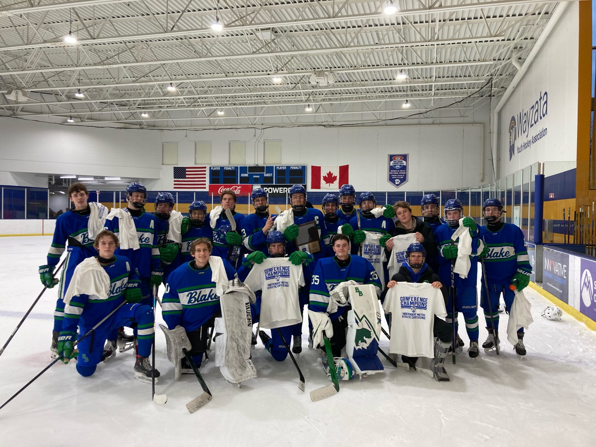 Blake Boys Hockey; IMAC Champions! | Blake Bears (MN)
