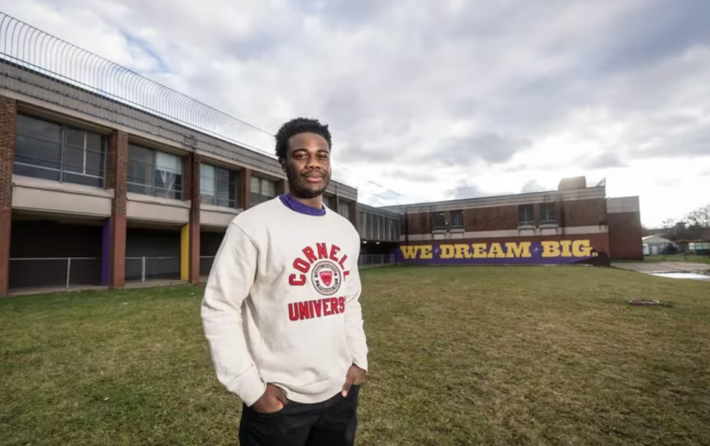 Demitrius Jones played one full football season at Martin Luther King ...