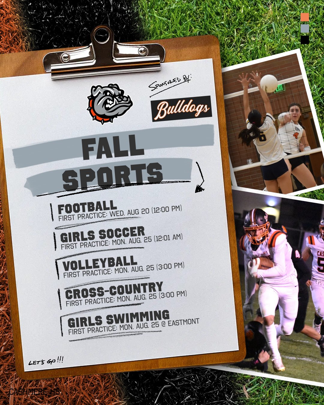 CHS Fall Sports Practices Set to Begin | Cashmere High School (WA)