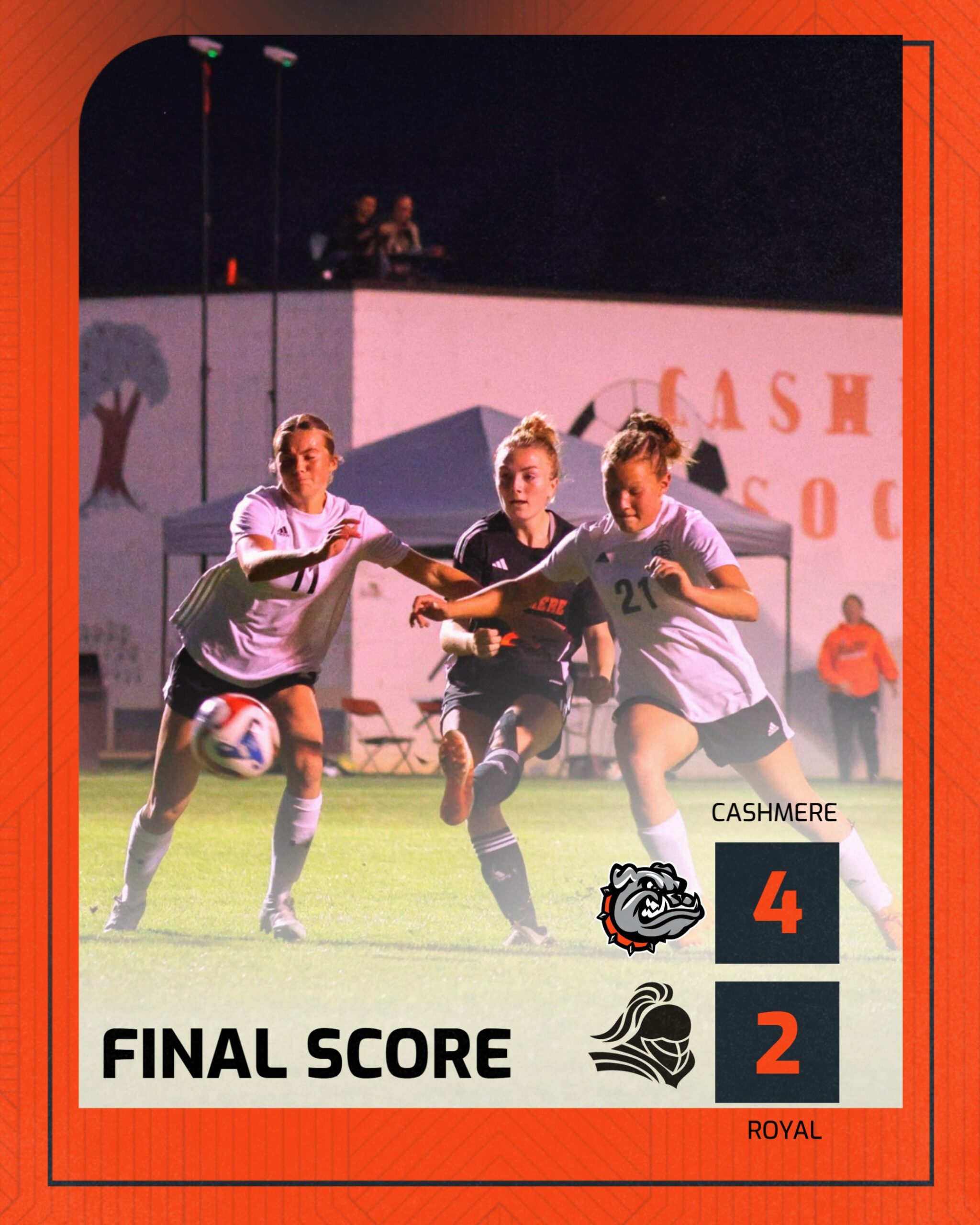 CHS Girls Soccer Secures Key SCAC Win Over Royal, 4-2 | Cashmere High ...