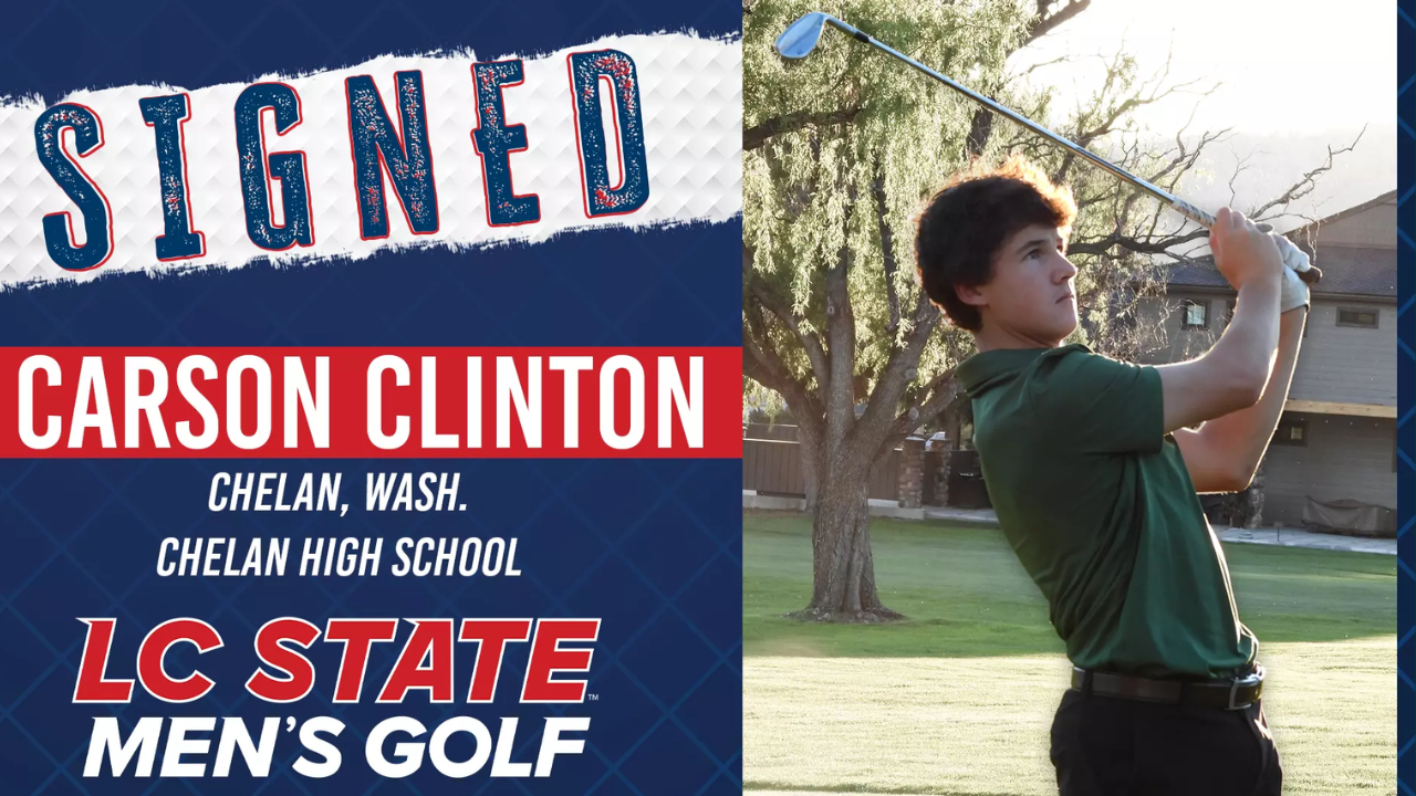 Carson Clinton Signs With LCSC Golf! | Chelan High School (WA)