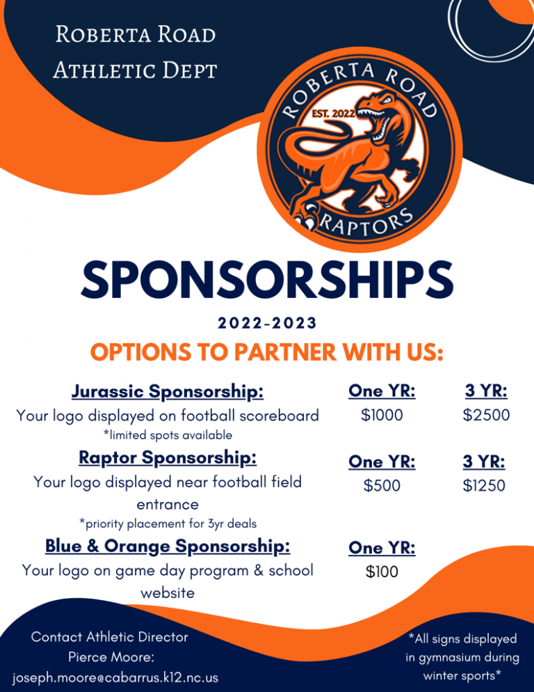 Roberta Road Athletics Information | Cabarrus County Athletics (NC)