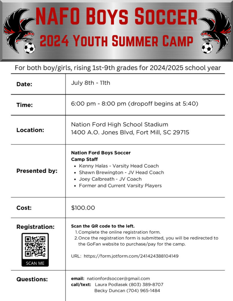 Nations Ford Summer Kid Camps – 2024 | Fort Mill School District (SC)