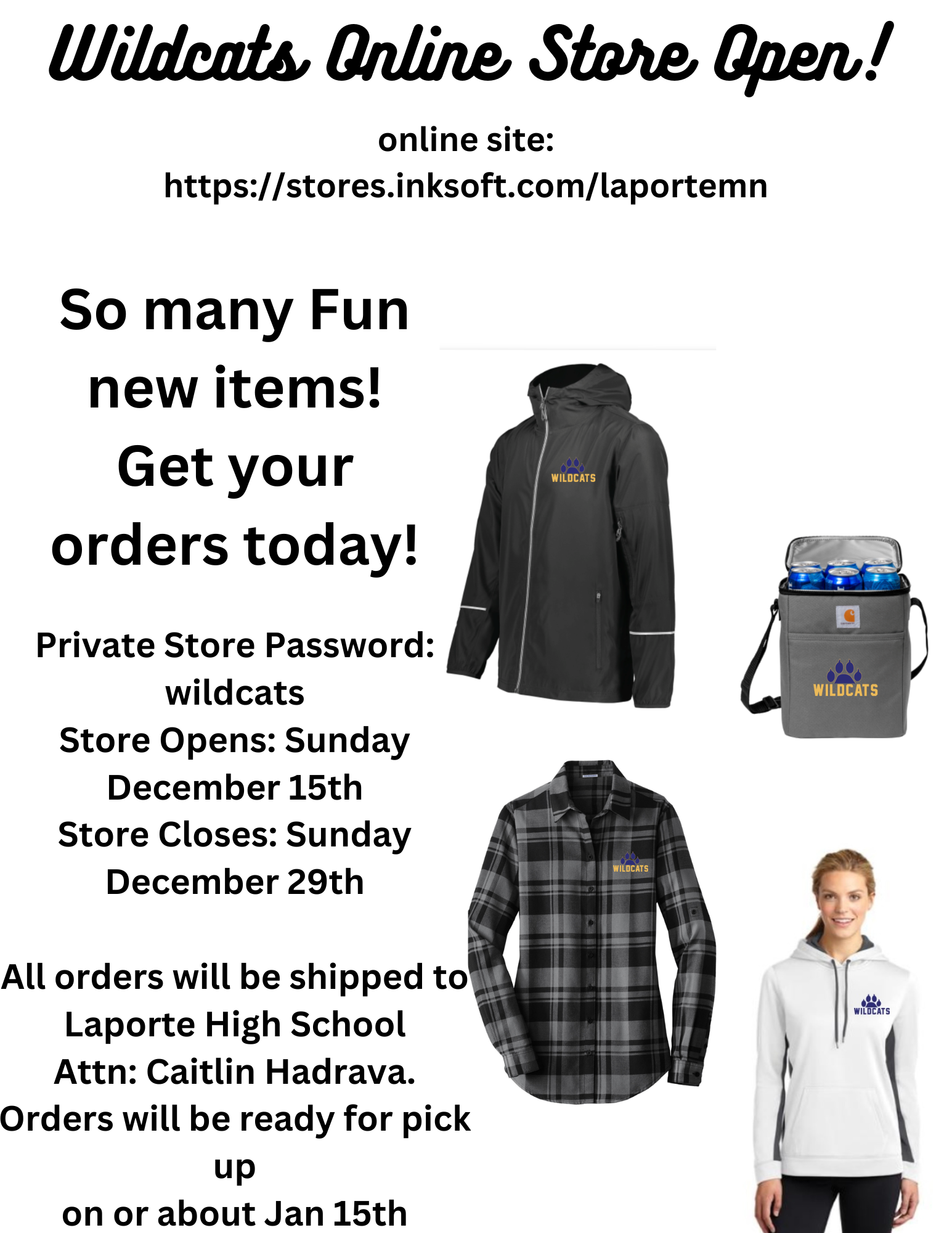 Laporte School Store | Laporte Public School