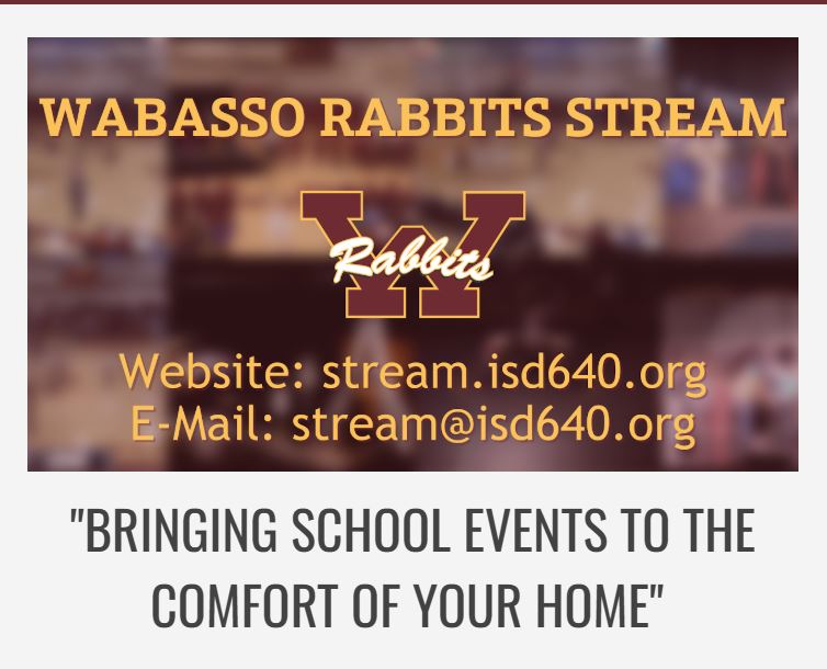 Watch Rabbit Stream Live Events Here! | Wabasso Public Schools (MN)